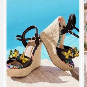 Boston Proper | Shoes | Boston Proper Butterfly Wedge Sandals Patrizia ...